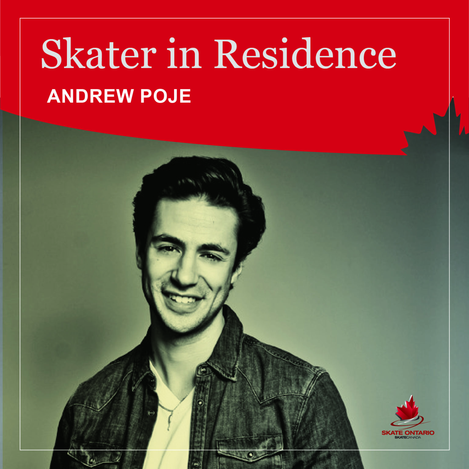 March Skater in Residence - Andrew Poje - Skate Ontario